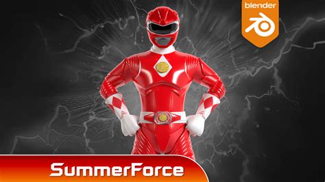Red Ranger Mighty Morphin Power Rangers The Movie 3d Model By Summerforce