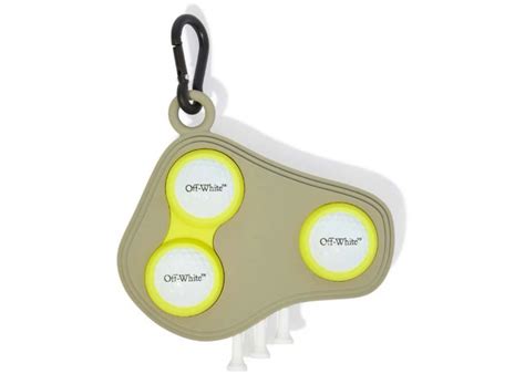 Off White Golf Ball Holder Gray Mens Fw24 Us