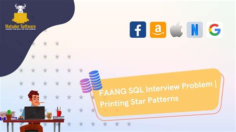 An Unusual Sql Question From Faang Interviews Print The Star Pattern