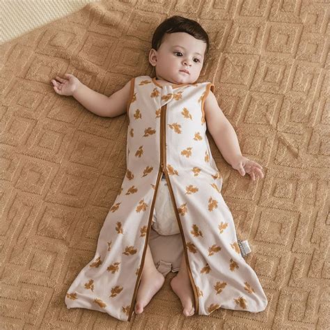Manta para bebé de a meses cremallera de vías TOG ajustable desmontable saco de
