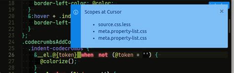 Github Ocokaatom Indent Codecrumbs Atom Plugin Package To Add