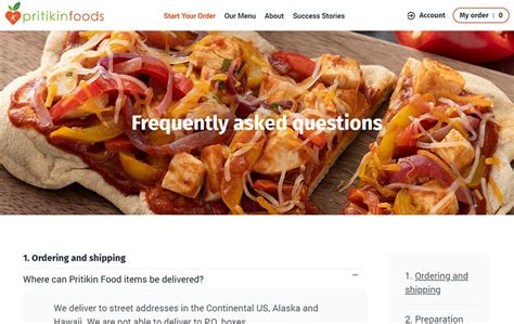 Pritikin Foods Absolute Web