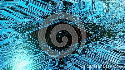 Cpu Modern Processor Motherboard Stock Footage Video Of Circuit