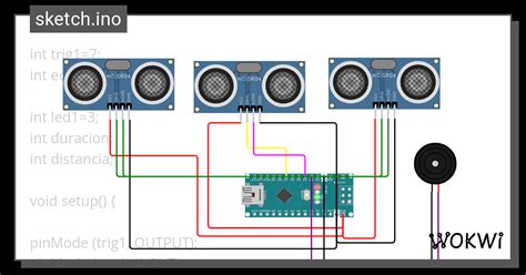 SENSORES CON ARDUIONO NANO Wokwi ESP32 STM32 Arduino Simulator