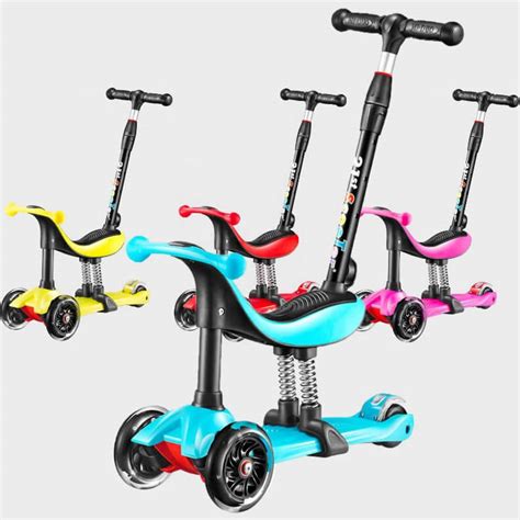 21st Scooter RO203M-4 самокат-беговел с сиденьем, родительской ручкой и ...