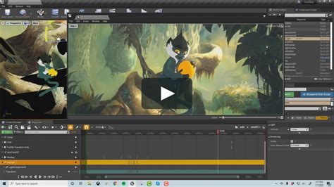 a test of a stylized real time rendering and compositing pipeline using