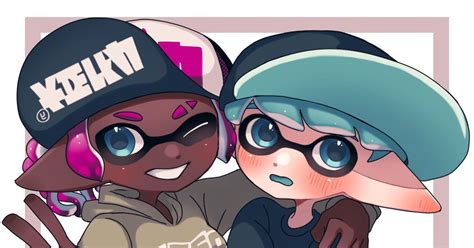 イカップル 🩷🩵まとめ Kiのイラスト Pixiv