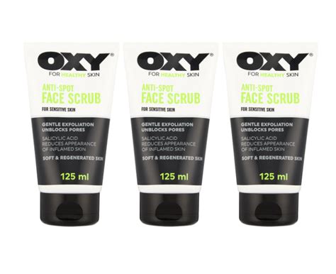 Oxy Face Scrub Anti Spot 125ml X 3 Pack Shop Today Get It Tomorrow