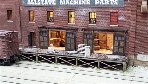 N Scale Loading Dock Interior Kit Two Interiors Itla Model Train Scenery Model Train