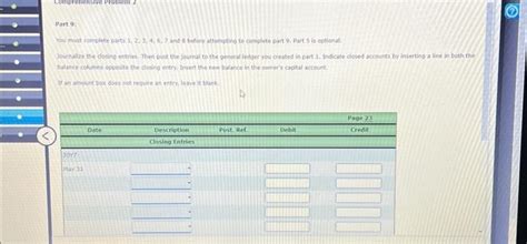 Part 9 You Must Comslete Parts 123467 And 8