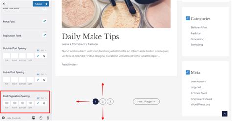 How To Manage Spacing On The Blog Page Using Astra