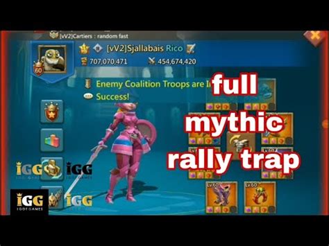 Mythic Rally Trap VS Mix Rally LORDS MOBILE Can A Low T Comp Take A Strong Mix Hit YouTube
