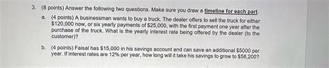 Solved 8 ﻿points ﻿answer The Following Two Questions Make