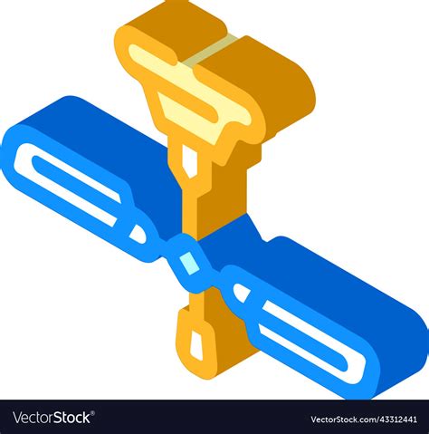 Ceiling Elegant Fan Isometric Icon Royalty Free Vector Image