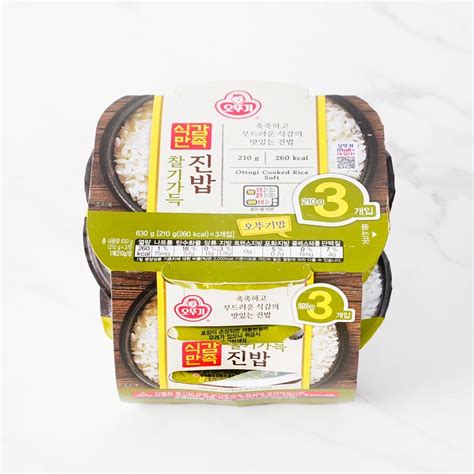 오뚜기 식감만족 찰기가득진밥 210g 3 배민스토어