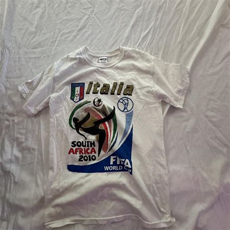 Vintage Italia World Cup Tee Depop
