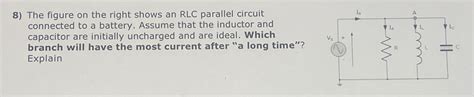 Solved The Figure On The Right Shows An RLC Parallel Circuit Chegg