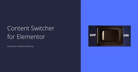 how to add an interactive content switcher in wordpress