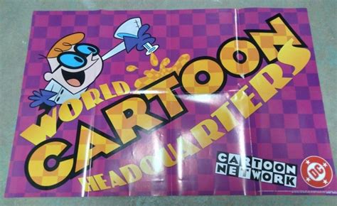 Dexter S Laboratory Cartoon Network Headquarters Promo Poster 22 X 34