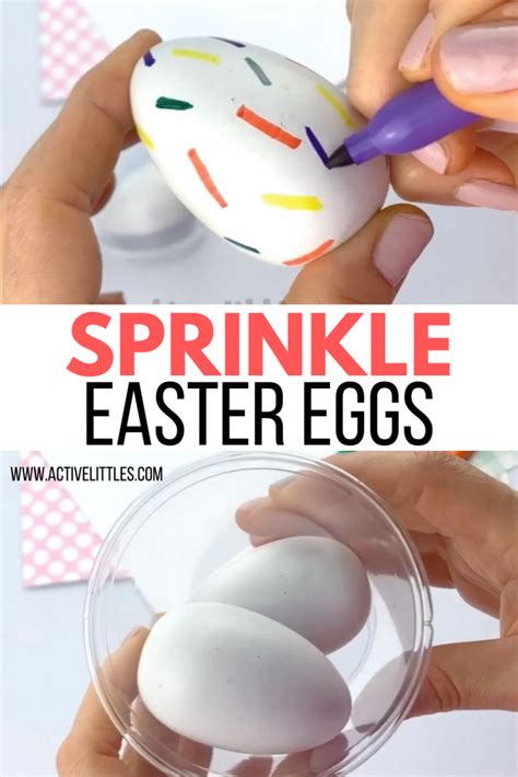 How To Decorate Sprinkle Easter Eggs Active Littles
