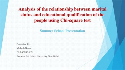 Solution Presentation Chi Square Test Studypool