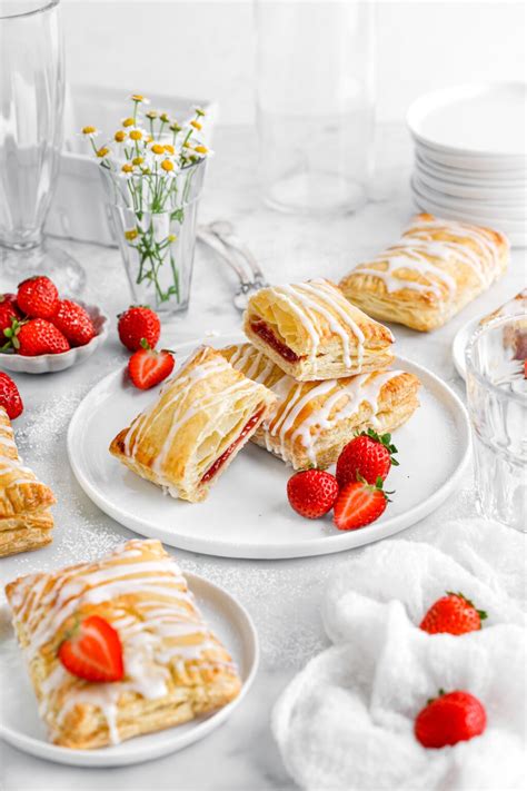 Homemade Strawberry Toaster Strudel Bakers Table