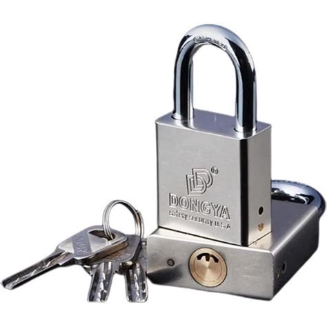 Cadenas robuste de mm avec clés cadenas d extérieur résistant aux intempéries haute