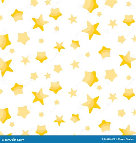 Pattern Random Stars Vector Pattern For Design Seamless On