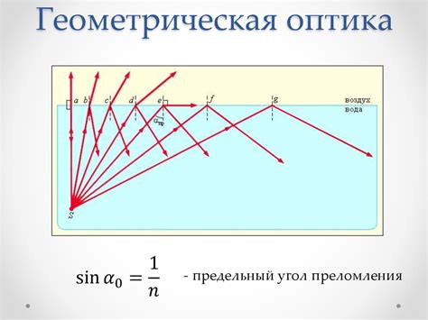Оптика. Геометрическая оптика - презентация онлайн