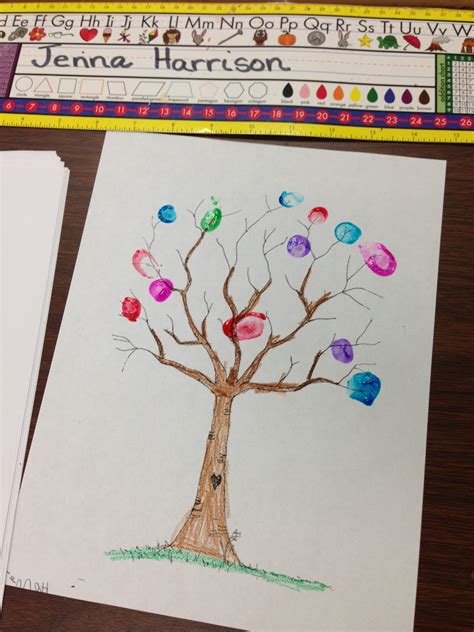 Bishops Blackboard An Elementary Education Blog Fingerprint Trees