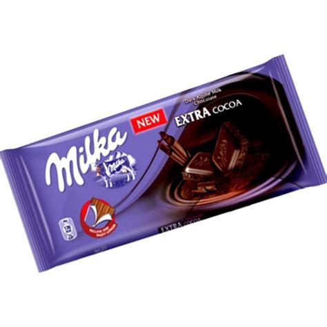 Шоколад Milka Extra Cacao Dark Chocolate, 100 гр. — купить в интернет ...