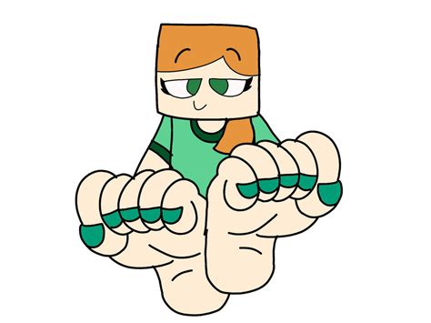 Minecraft Alex Feet By Miguelfeeties On Deviantart