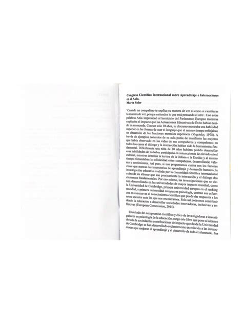 Aprendizaje E Interacciones En El Aula C1 1 Pdf