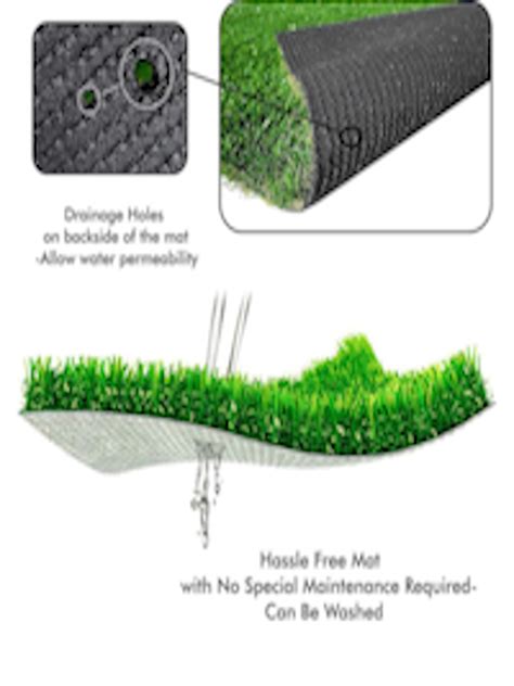 Buy Luxehome International Green Artificial Grass Floor Mat Floor