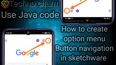 How To Create A Option Menu Button Navigation Bar In Sketchware Youtube