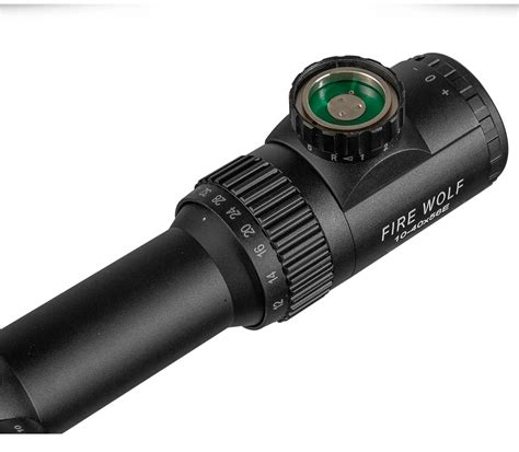Fire Wolf X AOE Hunting Scopes Side Wheel Parallax Adjustment Optics Riflescope Red Green