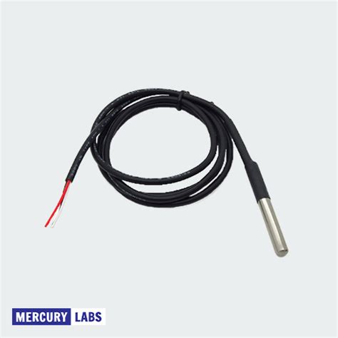 ds18b20 waterproof digital temperature sensor probe mercury labs