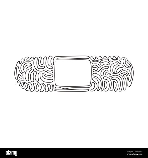 Continuous One Line Drawing Adhesive Bandage Elastic Medical Plasters