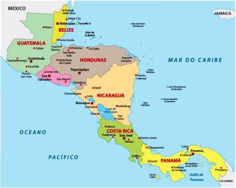 Islas De América Central América Central