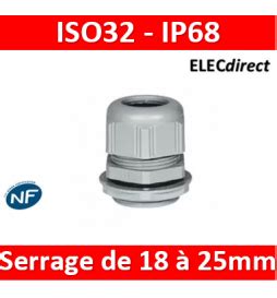 Legrand Presse étoupe plastique IP ISO RAL