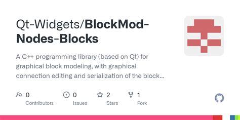 GitHub Qt Widgets BlockMod Nodes Blocks A C Programming Library Based On Qt For Graphical