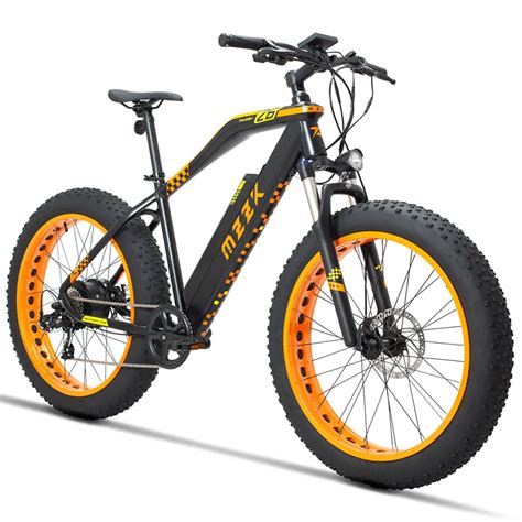 Mzzk 26 Fat Bike 48v 13ah Lithium Battery 500w Powerful Motor