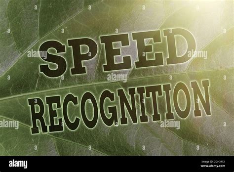 Hand Writing Sign Speed Recognition Business Concept Technology Used