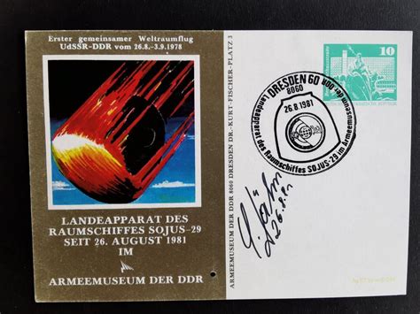 Raumfahrt Autogramm Udssr Ddr Jähn Kaufen Auf Ricardo