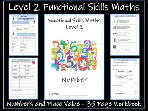 Functional Skills Maths Level 2 Numbers And The Number System Workbook Teaching Resources