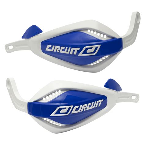 Protetor de Mão Circuit P FE Branco Azul Cavalo de Aço Motos