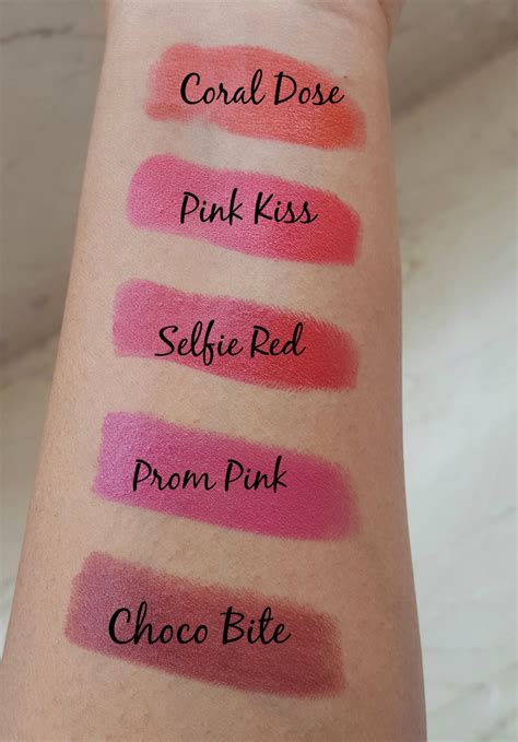 Elle 18 Pink Lipstick Shades With Number