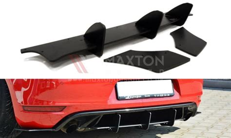 Maxton Design Mk6 Gti Rear Diffuser And Rear Side Splitters Black Forest Industries