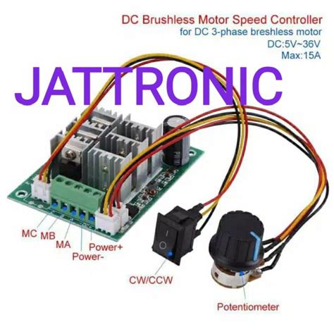 Jual Controller BLDC V A Brushless Reversible Speed Control W Shopee Indonesia