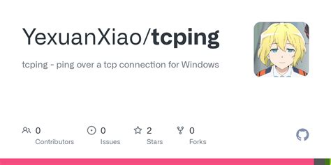 GitHub YexuanXiao Tcping Tcping Ping Over A Tcp Connection For Windows